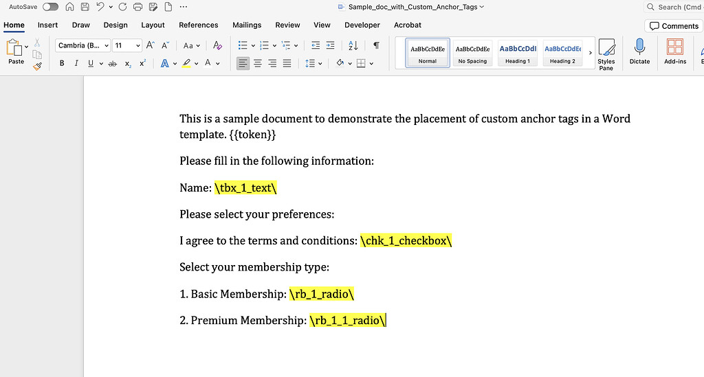 How to add DocuSign Fields to Docupilot Templates using Custom Anchor ...